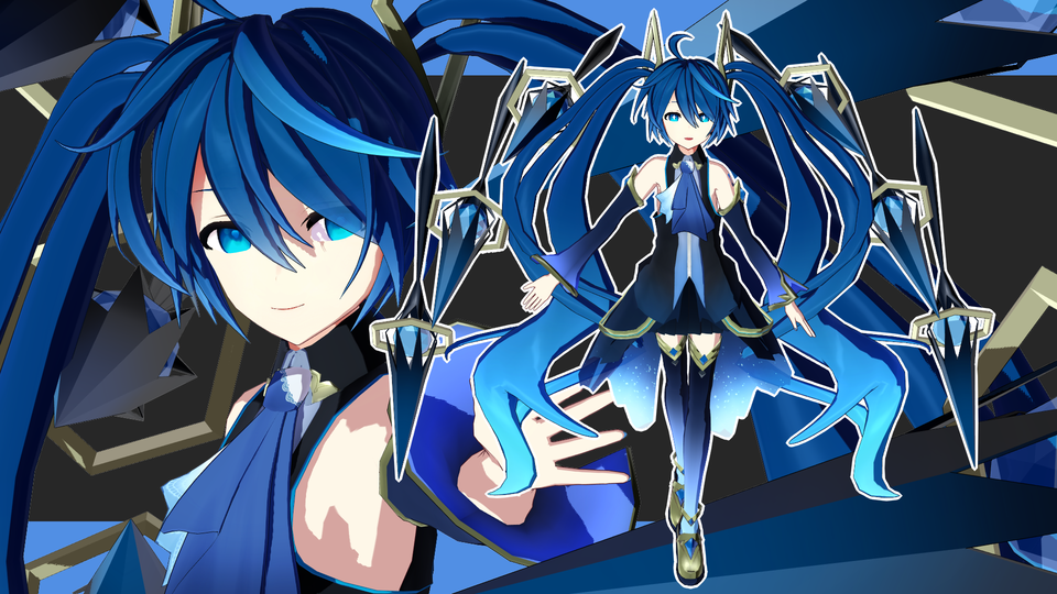 (ver.Cosmos) ver0.1 Hatsune Miku by wagdodat321 on DeviantArt