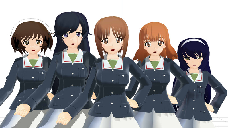 MMD Girls Und Panzer DL + Download by wagdodat321 on DeviantArt