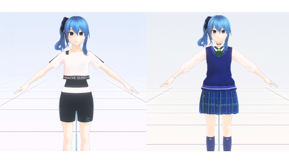 MMD School Hoshimachi Suisei DL + Download by wagdodat321 on DeviantArt