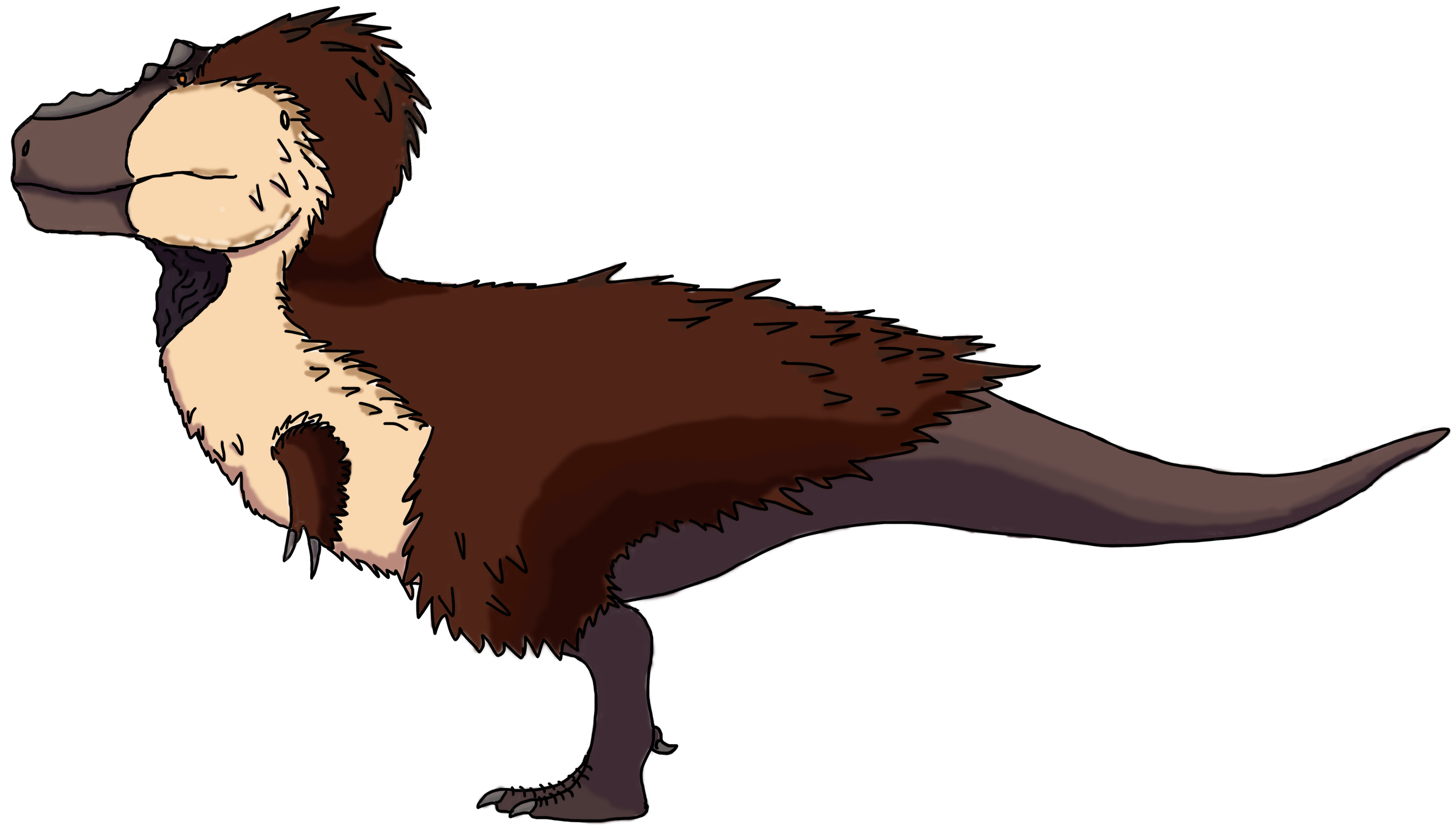 saurian rex fanart coloured by KaprosuchusDragon on DeviantArt