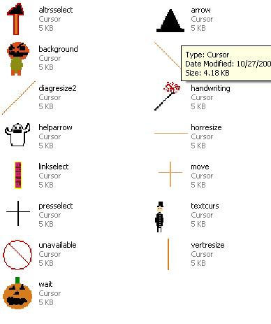Halloween Cursors by Czar-Choi on DeviantArt