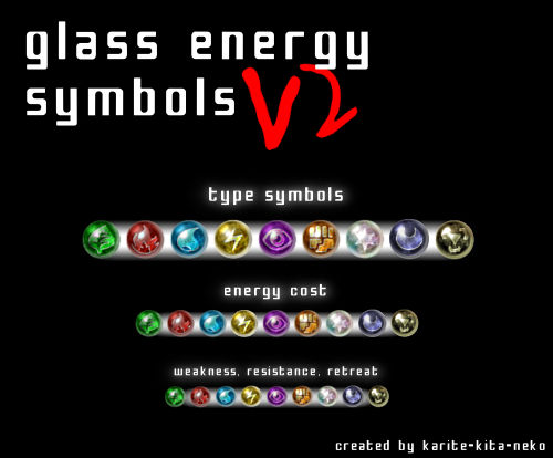 Glass Energy Symbols V2 by icycatelf on DeviantArt
