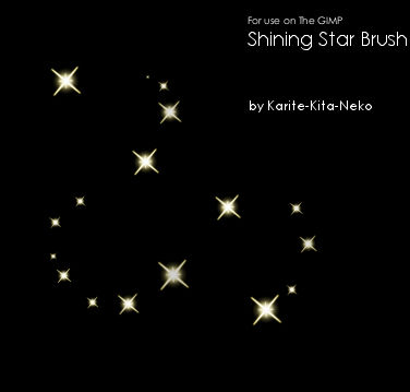 GIMP Shining Stars Brush by icycatelf on DeviantArt