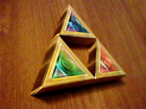 Triforce Papercraft by icycatelf on DeviantArt