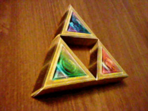 Triforce Papercraft by icycatelf on DeviantArt