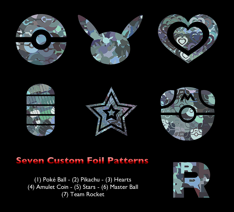 Seven Custom Foil Patterns by icycatelf on DeviantArt