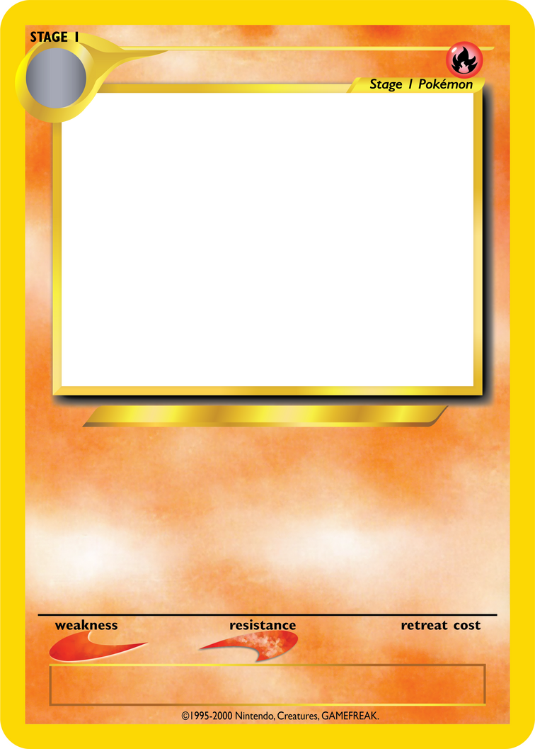 Pokemon TCG Blanks: Neo (Jumbo) - Stage 1 by icycatelf on DeviantArt
