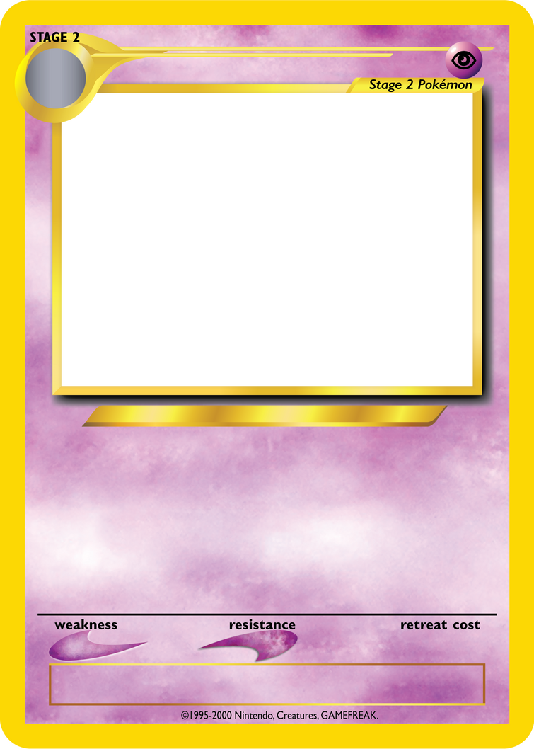 Pokemon TCG Blanks: Neo (Jumbo) - Stage 2 by icycatelf on DeviantArt