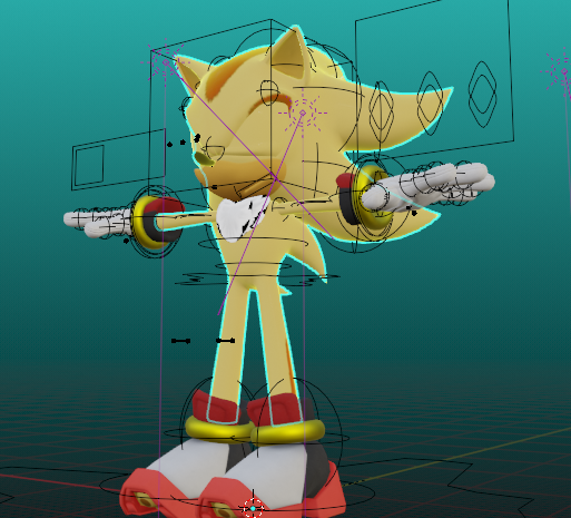 Super Shadow rig by drakkon213 on DeviantArt