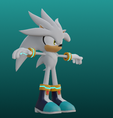 Silver the Hedgehog rig by drakkon213 on DeviantArt