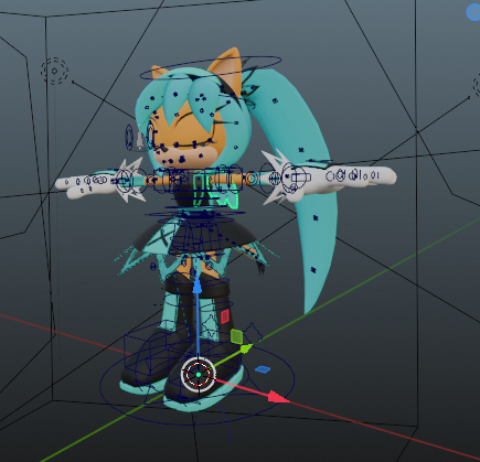 Honey The Cat Rig miku update by drakkon213 on DeviantArt