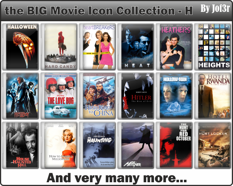 the BIG Movie Icon Collection - H by jof3r on DeviantArt