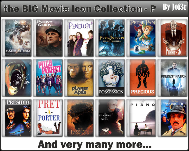 the BIG Movie Icon Collection - P by jof3r on DeviantArt