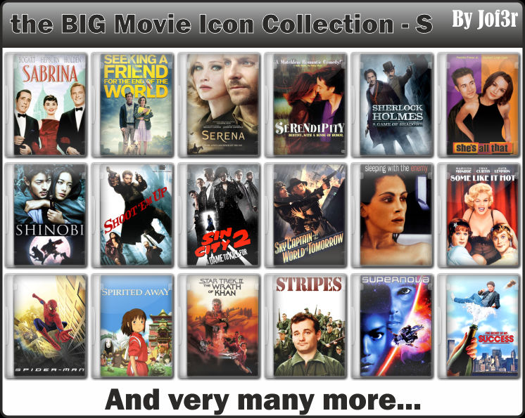 the BIG Movie Icon Collection - S by jof3r on DeviantArt
