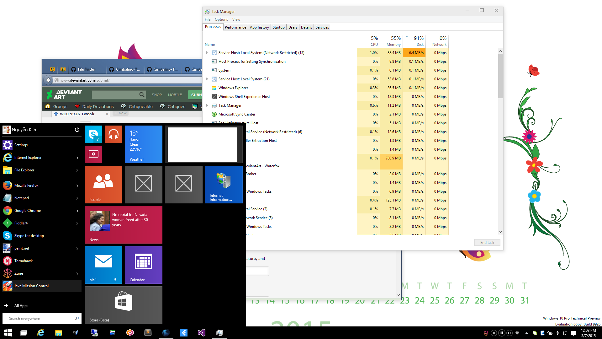 Windows 10 build 9926 Tweak by nkien on DeviantArt