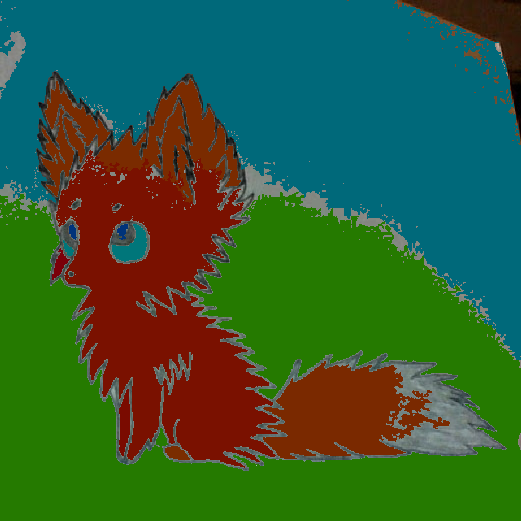 Cute Little Fennec Fox: Paint Splatter by Pheonix2and2 on DeviantArt