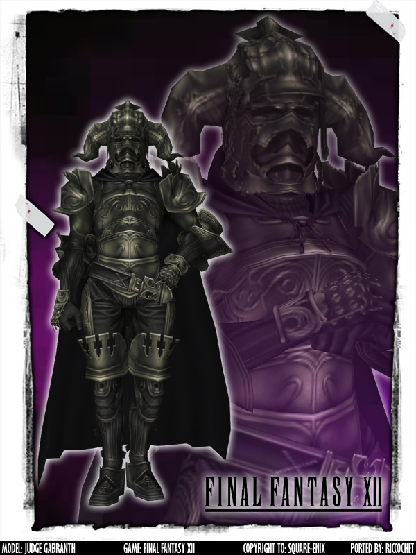 FF XII - Judge Gabranth by DatKofGuy on DeviantArt