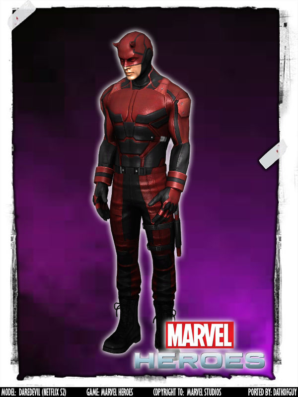 Marvel Heroes - Daredevil (Netflix Red S2) by DatKofGuy on DeviantArt