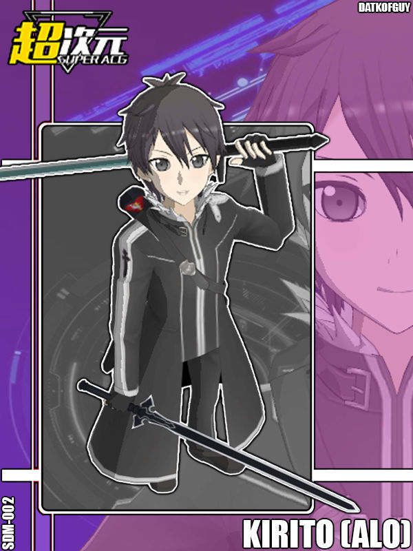 SDM002 - Kirito (ALO) by DatKofGuy on DeviantArt