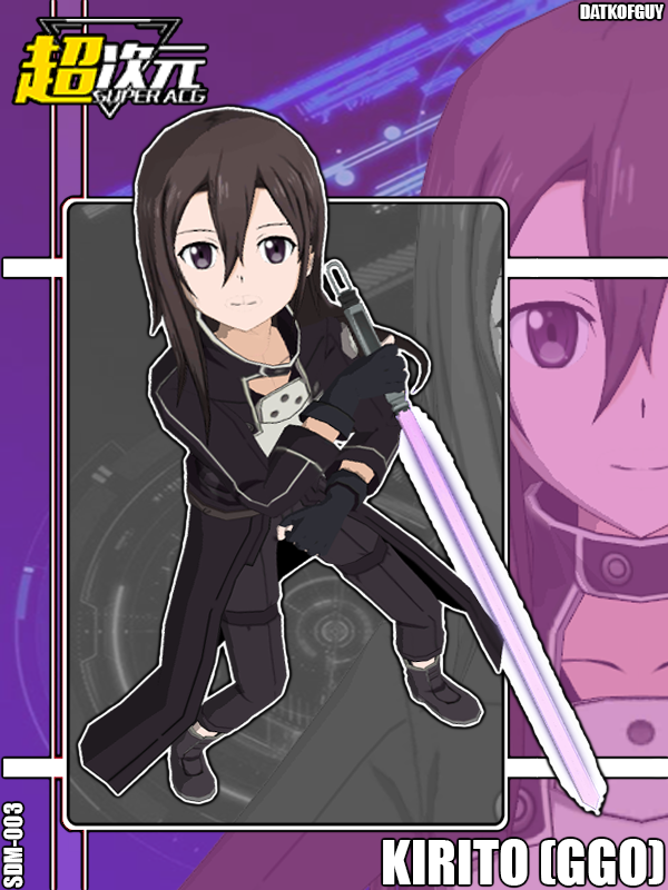 SDM003 - Kirito (GGO) by DatKofGuy on DeviantArt