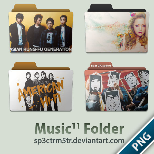 Music Folder 11 PNG by sp3ctrm5tr on DeviantArt