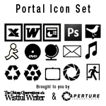 Portal Theme Icon Set by wistfulwriter on DeviantArt