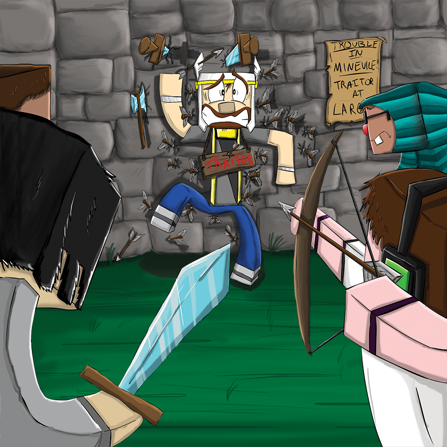 Minecraft Calendar Contest - Turned Tables by prezleek on DeviantArt