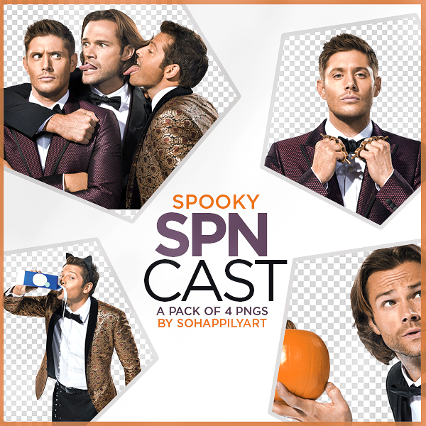 Spooky Supernatural Cast PNG Pack 008 by sohappilyart on DeviantArt