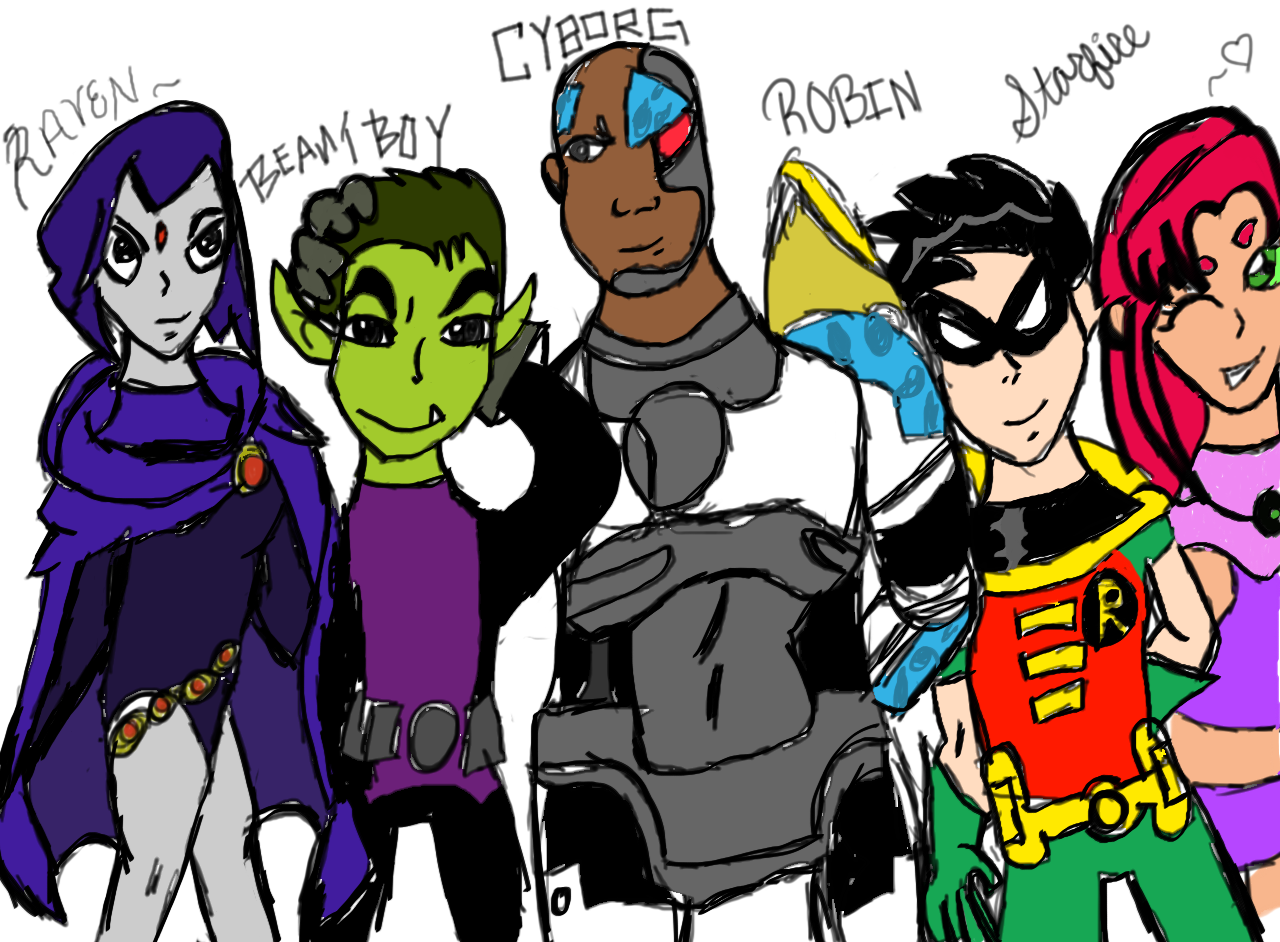 Teen Titans by BebeParis19 on DeviantArt