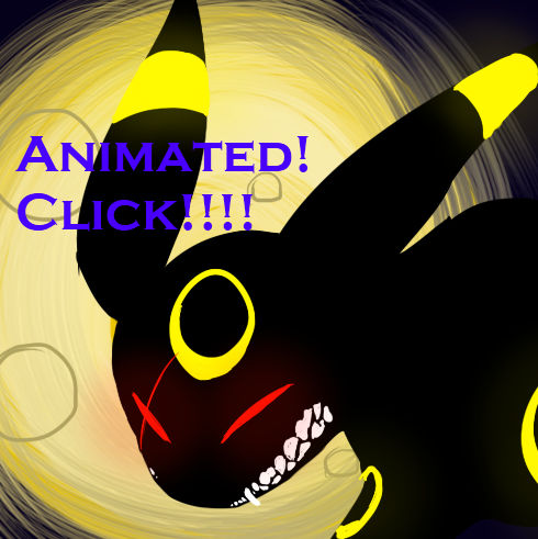 glowing umbreon by epoose on DeviantArt