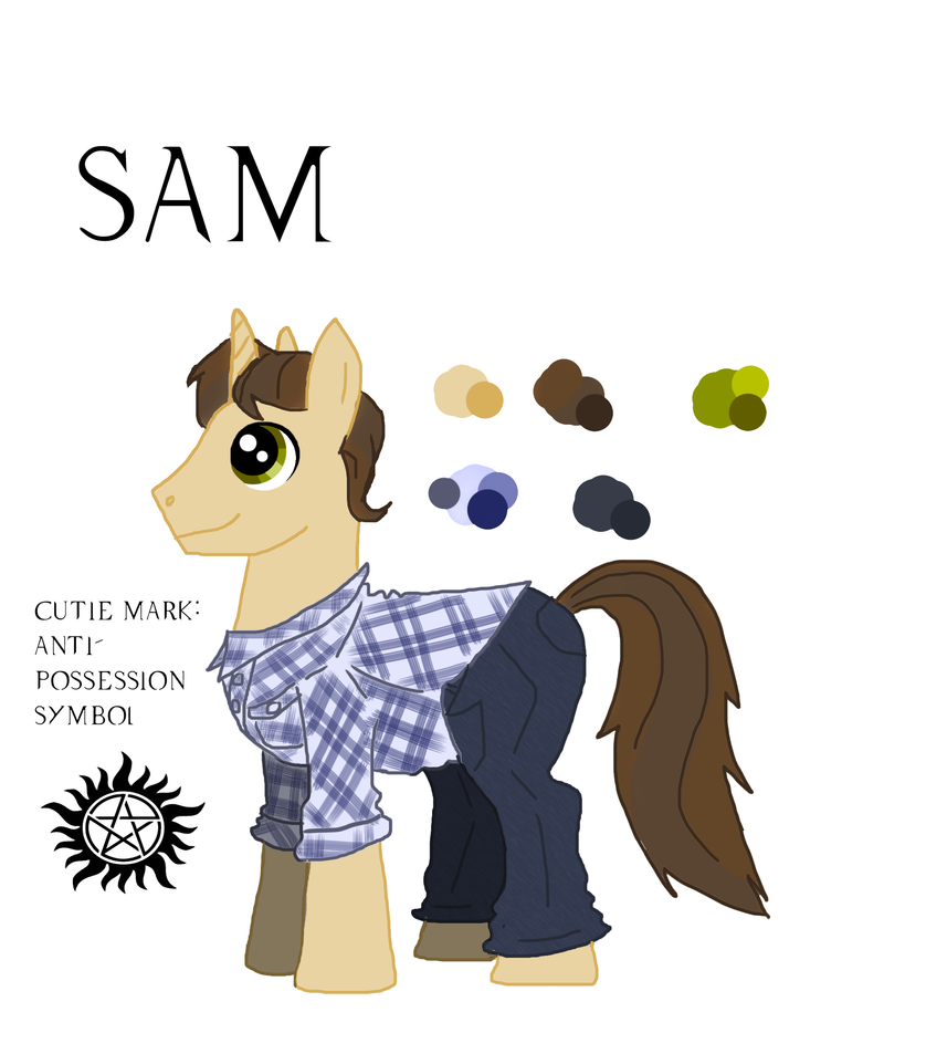 pony!Sam by nostalgic-ellipsism on DeviantArt