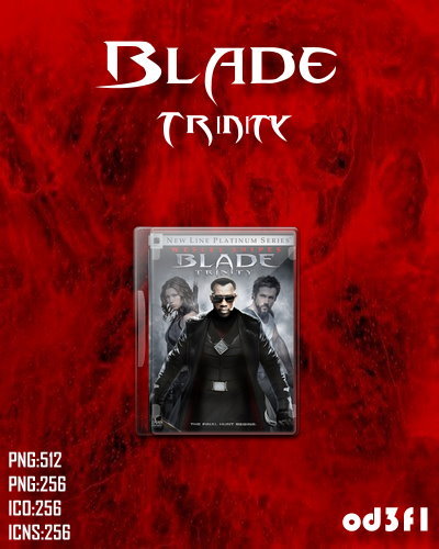 Blade Trinity DVD Icon 04 by od3f1 on DeviantArt