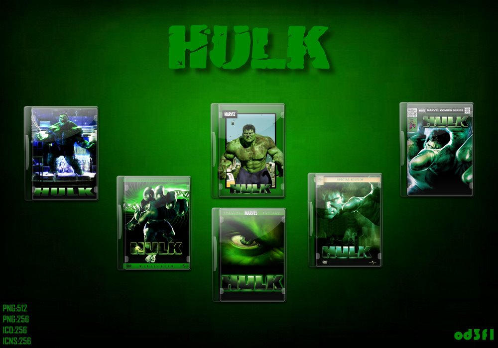 Hulk Main Icon Set by od3f1 on DeviantArt