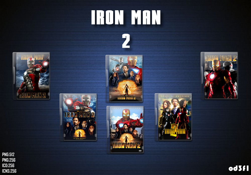 Iron Man 2 Main Icon Set by od3f1 on DeviantArt