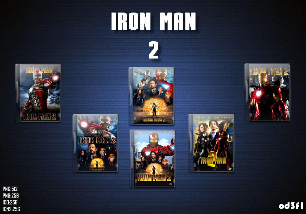 Iron Man 2 Main Icon Set by od3f1 on DeviantArt