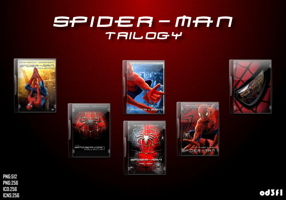 Spider-Man Trilogy Main Icon Set by od3f1 on DeviantArt