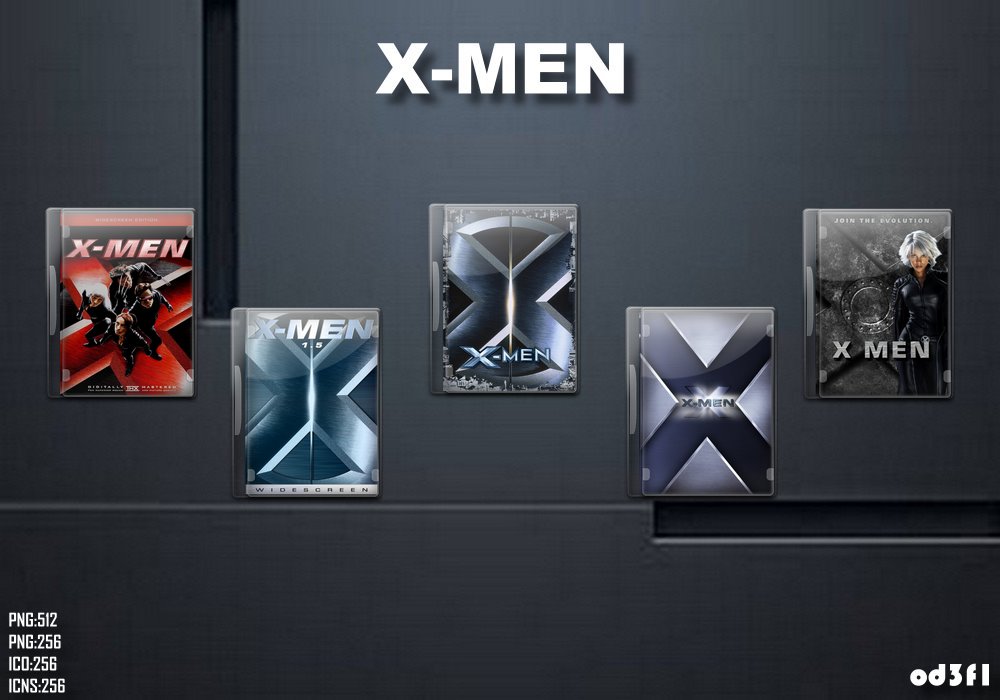X-Men Main Icon Set by od3f1 on DeviantArt