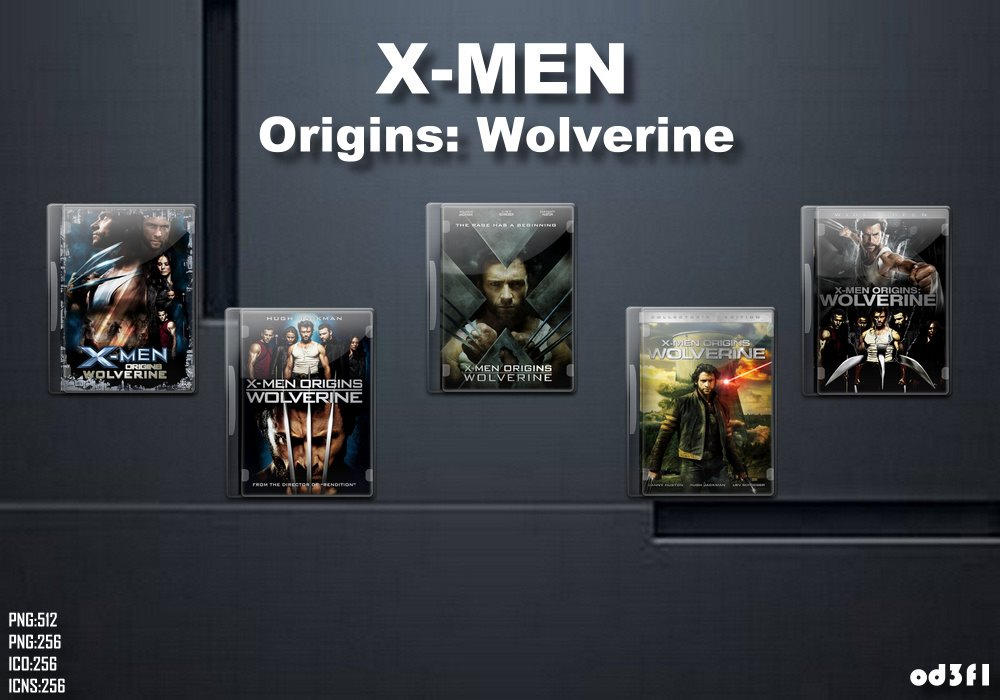 X-Men Origins Wolverine Main Icon Set by od3f1 on DeviantArt