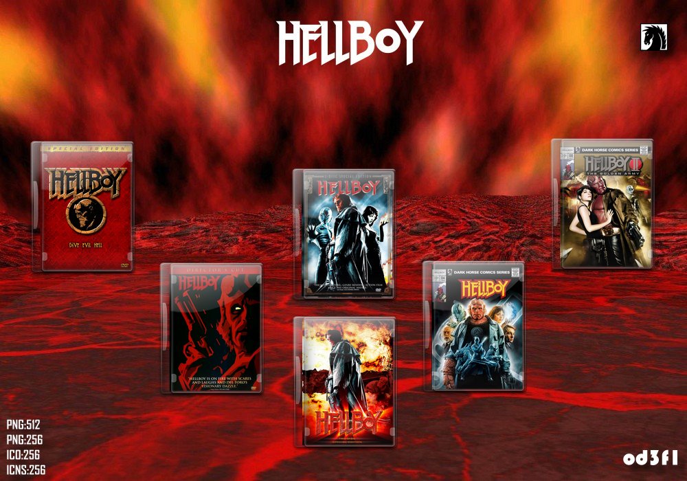 Hellboy Icon Set by od3f1 on DeviantArt