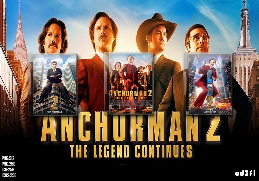 Anchorman 2 The Legend Continues by od3f1 on DeviantArt