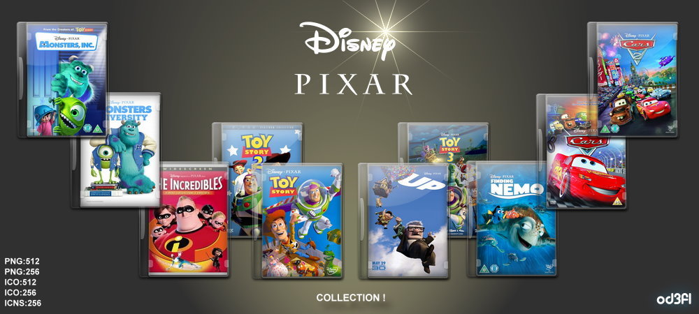 Disney and Pixar Collection 1 by od3f1 on DeviantArt