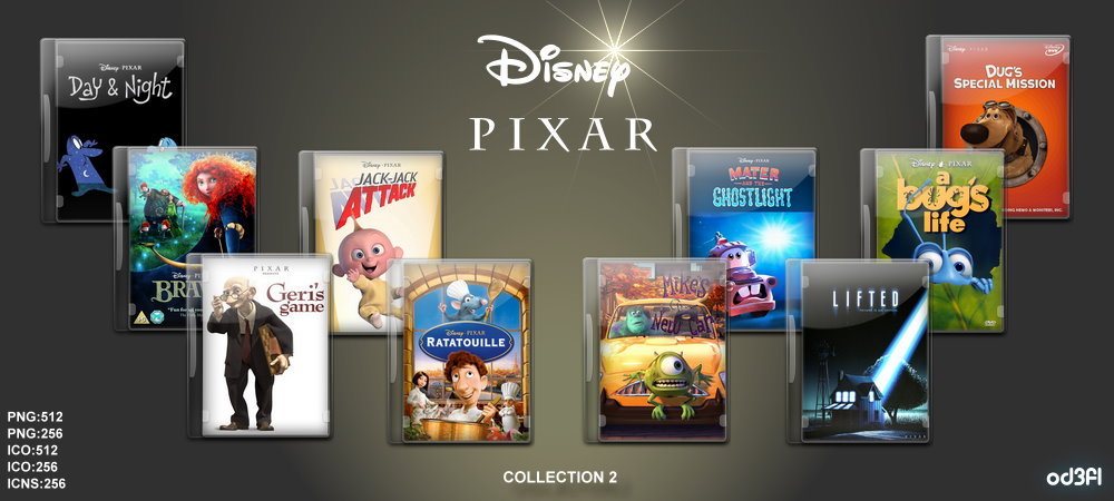 Disney and Pixar Collection 2 by od3f1 on DeviantArt