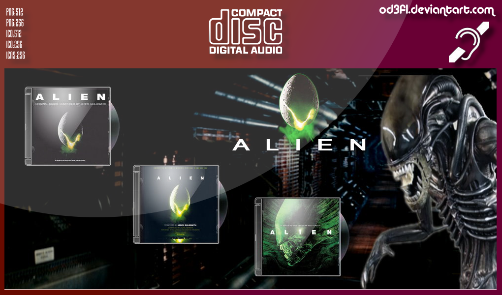 CDs - 1979 - Alien by od3f1 on DeviantArt
