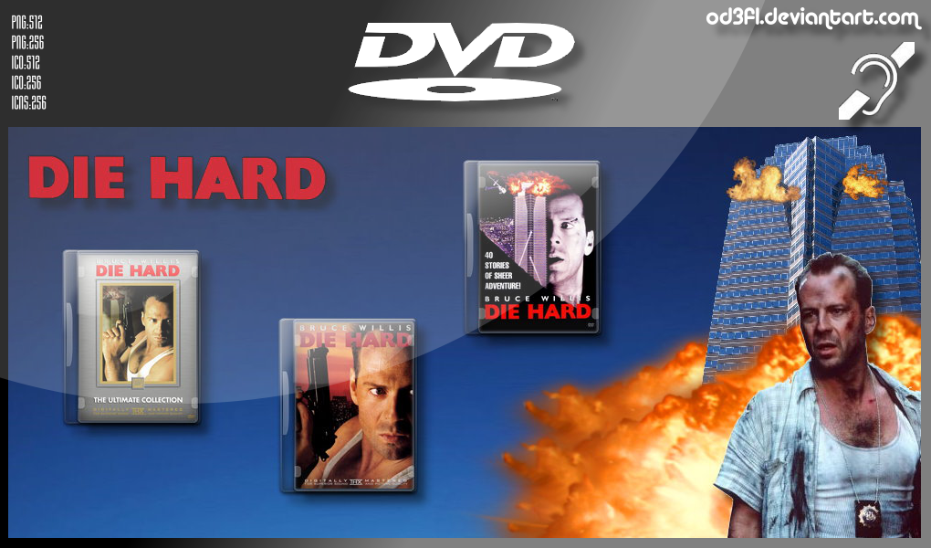 DVD - 1988 - Die Hard by od3f1 on DeviantArt