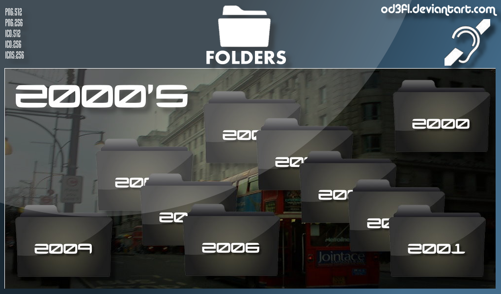 Years Folders - 2000s by od3f1 on DeviantArt