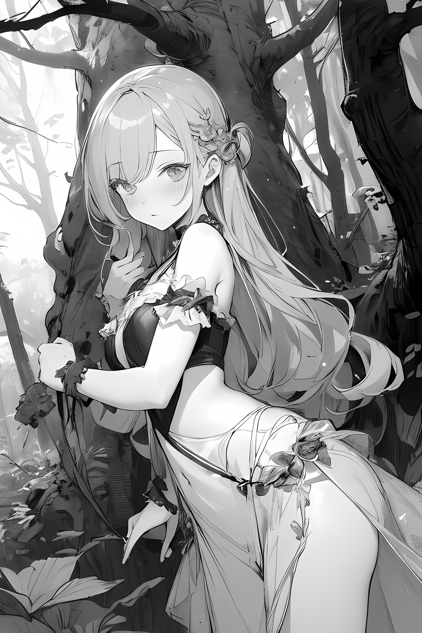 The girl in white by KofiLove on DeviantArt