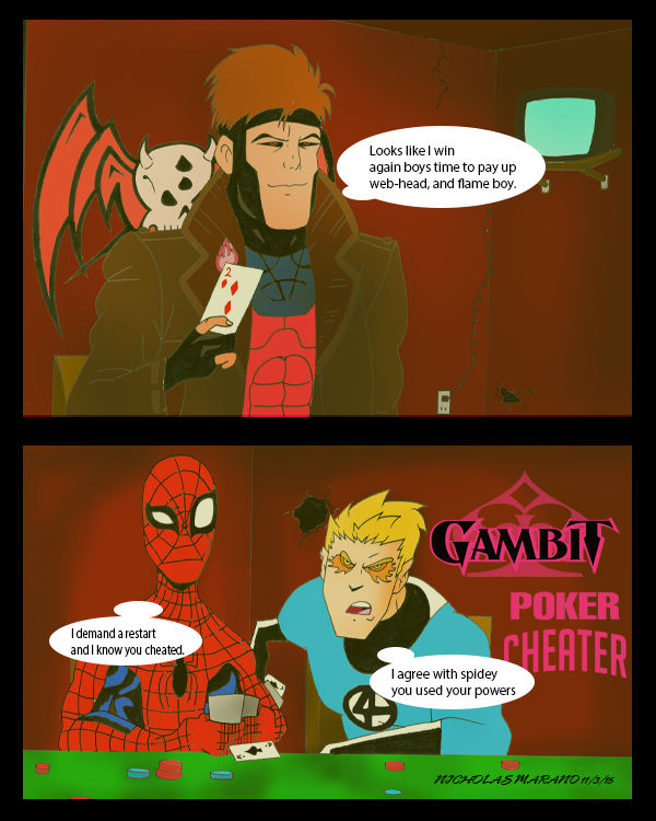 Gambit Poker Cheater by nicholasnrm123 on DeviantArt