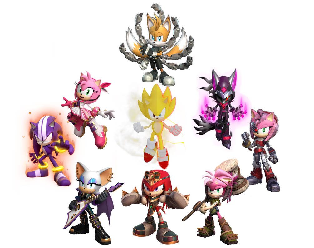 Sonic Collection Character (Blend and FBX) by brahim26 on DeviantArt