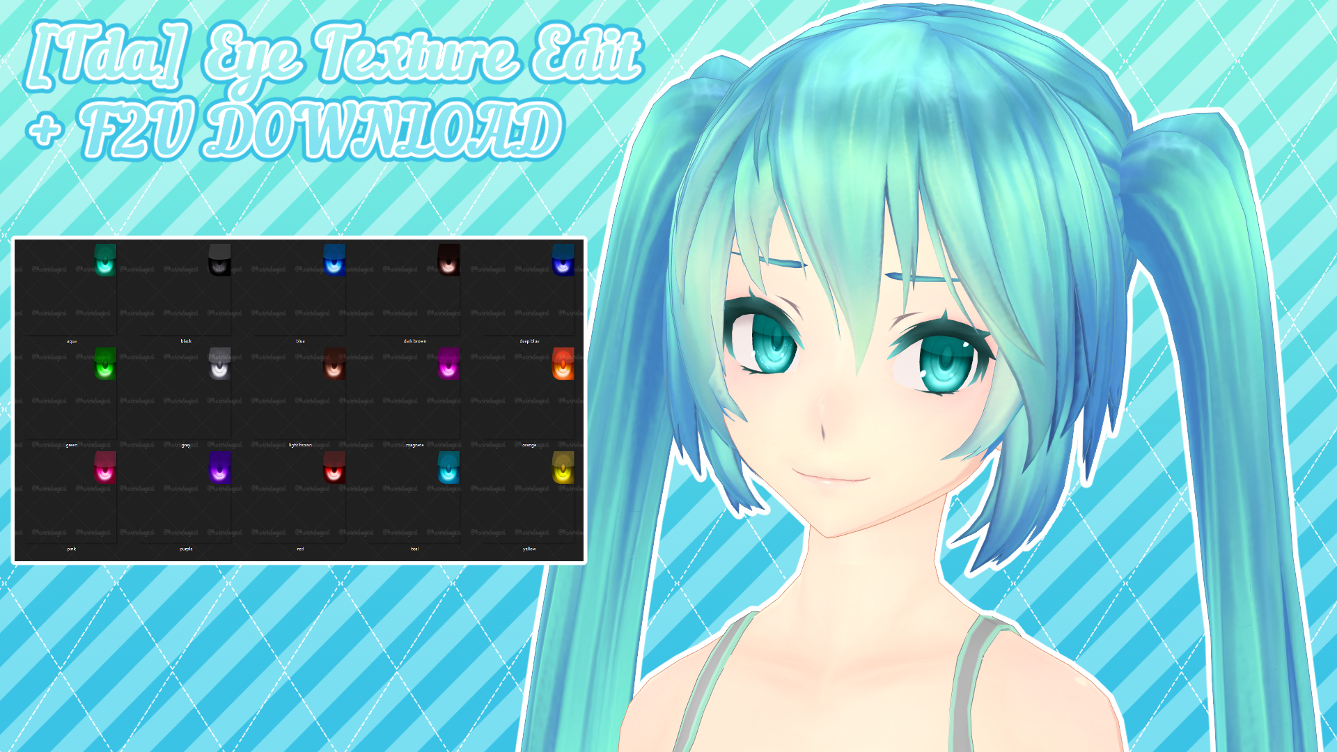 [MMD] Tda Eye Texture Edit [+ F2U DL] by Astria-MMD on DeviantArt