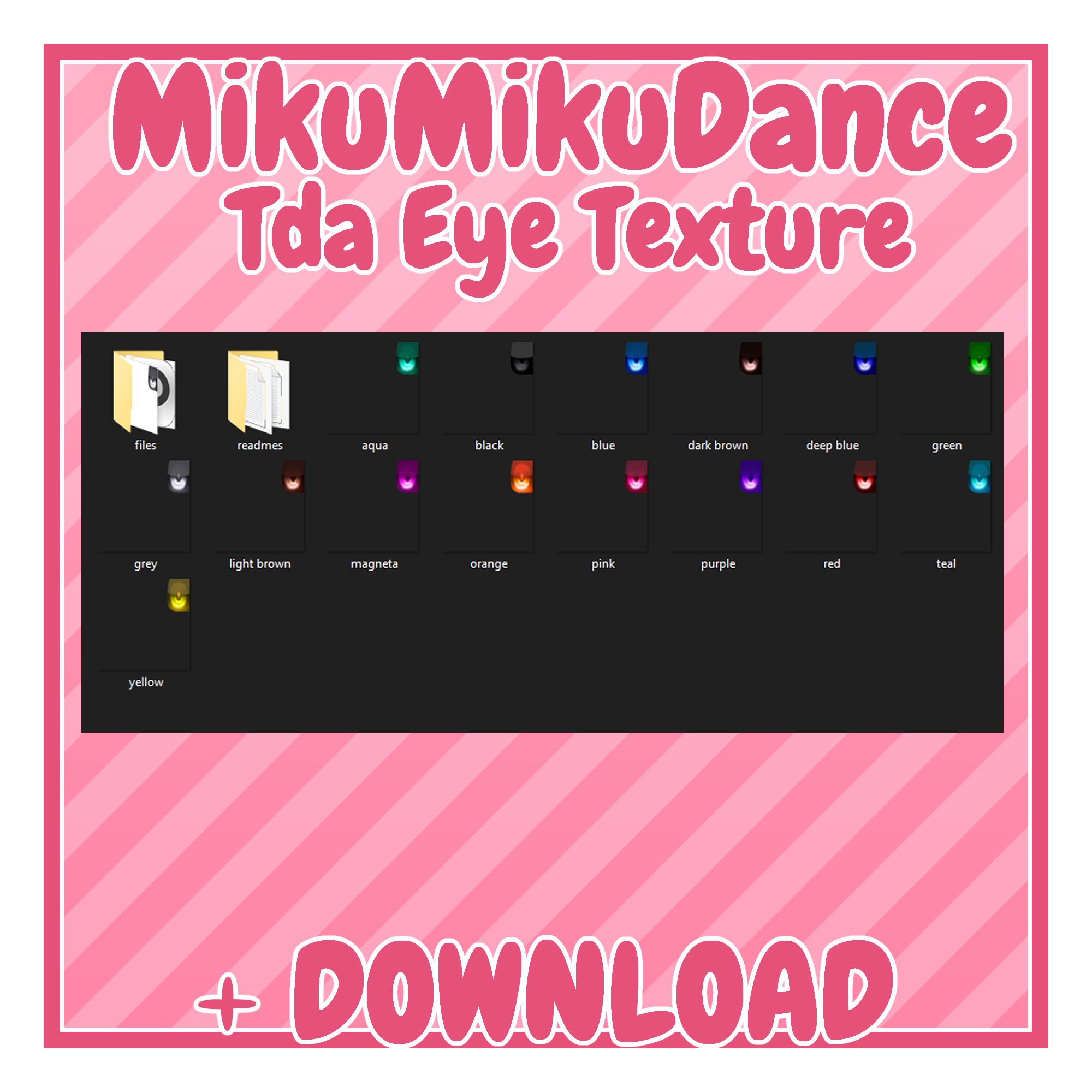 [MMD] Tda Eye Texture Edit [+ F2U DL] by Astria-MMD on DeviantArt